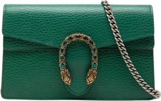 Gucci Sac bandouli&egrave;re Mini Dionysus Pre-owned - Femme - Pre-owned - Vert - Taille: ONE Size