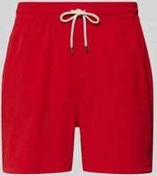 Ralph Lauren Badehose mit elastischem Bund und Label-Stitching