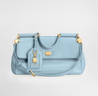 Dolce & Gabbana My Sicily Handbag - Frau Handtaschen Azure Onesize
