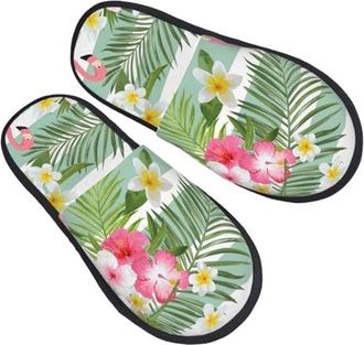 Generic Pantoufle Flamant Roses Tropical Chausson Maison Chauds Chaussons Pour Ext&eacute;rieur Homme Int&eacute;rieur L