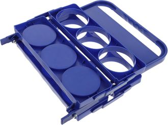 Artibetter Tragbarer Bierhalter Organizer aus Kunststoff mit Rutschfestem Griff Klappbarer Flaschentr&auml;ger f&uuml;r Bar Ktv Zuhause und Outdoor