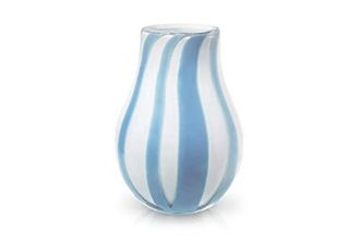 Broste Copenhagen Broste copenhagen Vase Ada Stripe Plein Air Light Blue