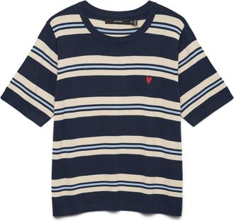 Vero Moda Vmcarmelia Ss O-Neck Pullover