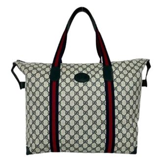 Gucci unisex, Pre-owned, Multicolore, Taille: ONE Size Sac Boston en cuir PVC Pre-owned