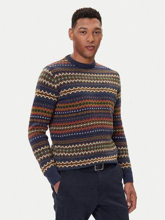 Barbour Pullover Case Fair MKN1027NY72 Dunkelblau Regular Fit