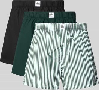 Lacoste Boxer im 3er-Pack mit Logo-Patch