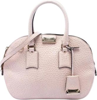 Burberry Pre-owned The Orchard Bowling bag - Femme - Pre-owned - Rose - Taille: ONE Size