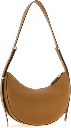 Prada Calfskin Leather Shoulder Bag - Brown