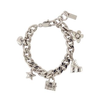 Marc Jacobs Mini Icon Charm Bracelet - - Accessories - Damen - Grau - ONE SIZE