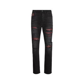 Amiri Jean zerrissene Augenpaisley - Schwarz