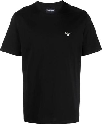 Barbour Homme, Tops, Noir, Taille: 2XL Essential Sports T-Shirt