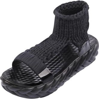 Generic Sandales Femme &eacute;t&eacute; Confortable Orthop&eacute;dique Bout Ouvert Chaussures Antid&eacute;rapant Respirantes D&eacute;Contract&eacute;Es Sandales de Plage Leger Boho Sandals Platfor