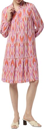 Comma Kleid mit Allover Print