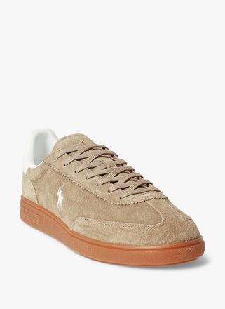 Polo Ralph Lauren Baskets aspect daim en cuir m&eacute;lang&eacute;