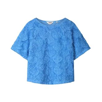 Pom Amsterdam Damen, Blusen & Hemden, Blau, XLGr&ouml;&szlig;e