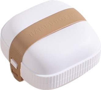 Generic Hamburger Box - Hamburger Bun Storage Box, Luftdichte Schullunchboxen | Wiederverwendbare Sandwich -Beh&auml;lter Mit Deckel, Hamburger Br&ouml;tchen -Aufbewahr