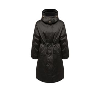 Moncler Moncler Contemplatif Hodded Long Down Parka Jacket, Women, Black, Size: 00