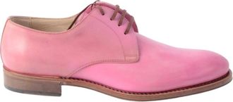 Dolce & Gabbana Homme, Chaussures, Rose, Taille: 41 1/2 EU Derbie Laced Shoe