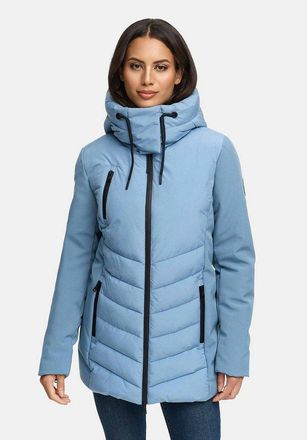 Marikoo Winterjacke Tivaa mit abnehmbarer Kapuze und figurbetonter Passform