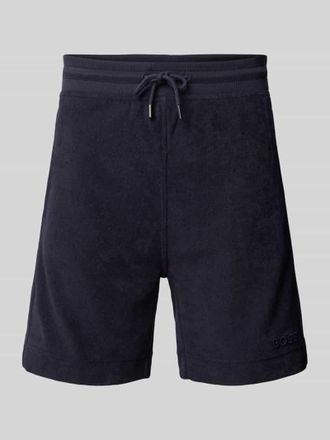 Boss Orange by Hugo Boss Shorts aus Frottee mit elastischem Bund