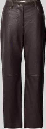 Max Mara Lederhose aus Lammnappa