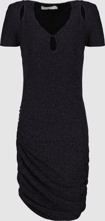 Iro Robe Lyna Lurex Noir