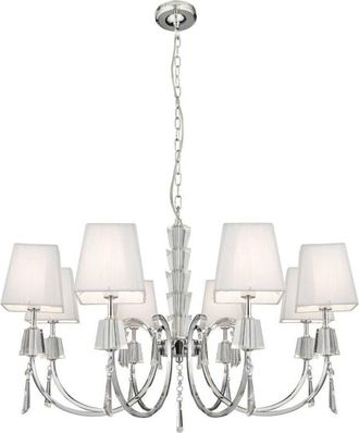 Searchlight Searchlight Portico - Lustre à 8 ampoules au fini chromé, G9