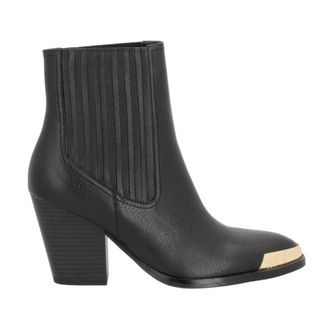 Versace Jeans Couture Bottines pointues avec bout m&eacute;tallique - Femme - Chaussures - Noir - Taille: 39 EU