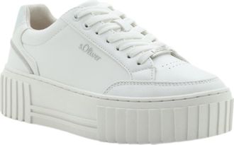 s.Oliver Damen 2177787 Sneaker mit Plateau-Sohle, 0100, 36 EU