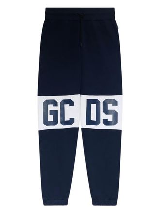 GCDS Hose mit Logo-Streifen - Blau