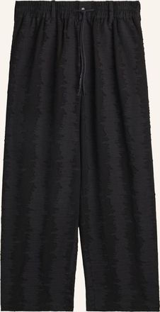 Yohji Yamamoto Y-3 Trainingshose, Ziernaht schwarz