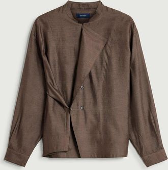 SOEUR BLOUSE HAMPTON MARRON FONC&Eacute;