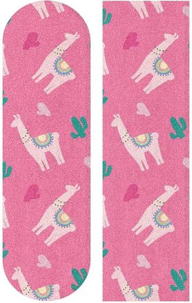 Mnsruu Lama Pink Skateboard Griptape Sheet Scooter Deck Sandpapier 22,9 x 83,8 cm
