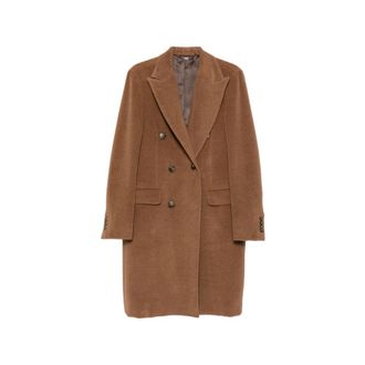 Canali Double-breasted Peak-lapel Coat