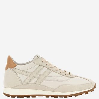 Hogan Baskets athl&eacute;tiques en cuir Hogan