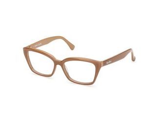 Max Mara MM5232 046 Lunettes pour femme Marron clair brillant 54/15/140