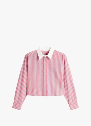 Tommy Hilfiger Chemise courte ray&eacute;e en coton