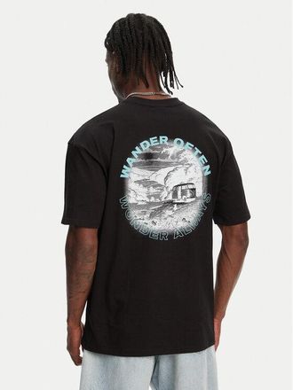 Hunter T-Shirt Rasputin HARM0057251 Schwarz Relaxed Fit