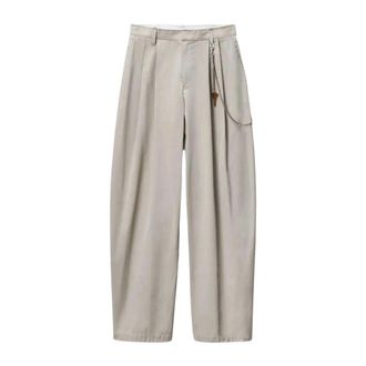 Alexander Wang Femme, Pantalons, Beige, Taille: 40 FR Chain Mid-Rise Trouser