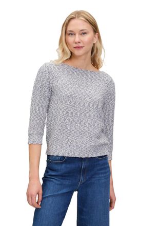 Betty & Co Damen 5815/3193 Pullover, Cream/Dark Blue, 44