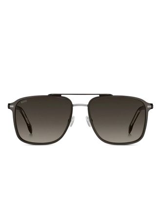 BOSS lunettes de soleil &agrave; monture carr&eacute;e - Noir