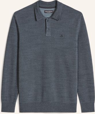 Marc O'Polo Marc Opolo Strick-Poloshirt blau