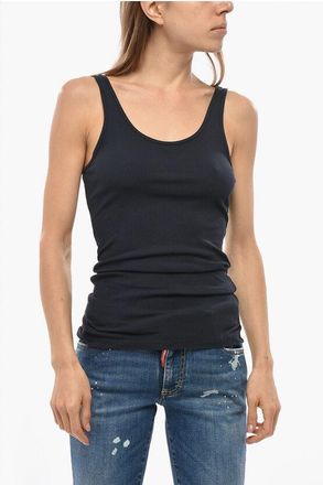 James Perse STANDARD Cotton Blend Ribbed Tank Top size L