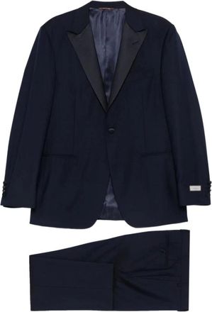 Canali Homme, Costumes, Bleu, Taille: 5XL Suit Canali