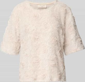Freequent Regular Fit T-Shirt mit floralem Allover-Besatz Modell Chuck