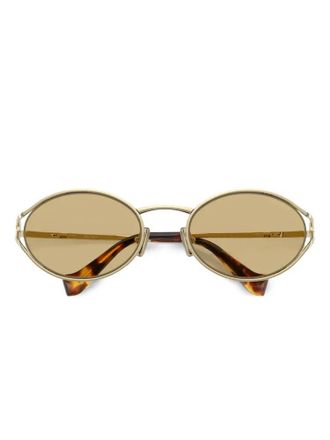 Miu Miu Eyewear SMU52YC054EZVN Sunglasses - Gold