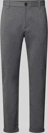 Lindbergh Slim Fit Hose mit Viskose-Anteil in verk&uuml;rzter Passform
