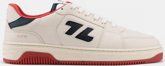 Z&egrave;ta Herren vegan Sneaker Ace98 Rot Dunkelblau