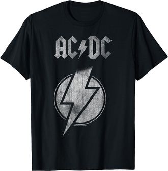 AC/DC Offizielles AC/DC Blitz Rock Musik Band Hard Rock Logo T-Shirt