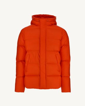 Jott Doudoune courte &agrave; capuche Orange fonc&eacute; Prestige 2.0 - Taille 3XL